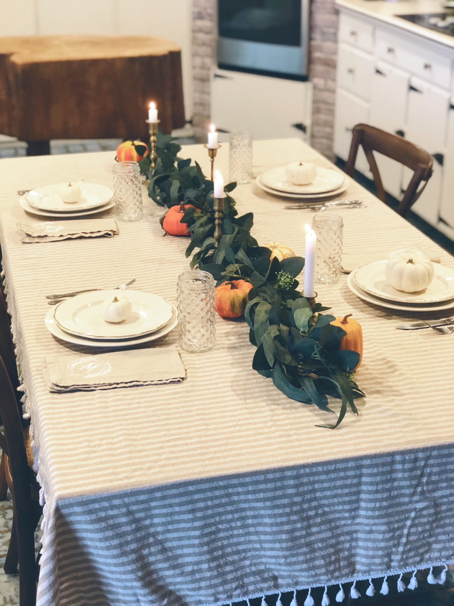 simple fall tablescape – Morgan Miller